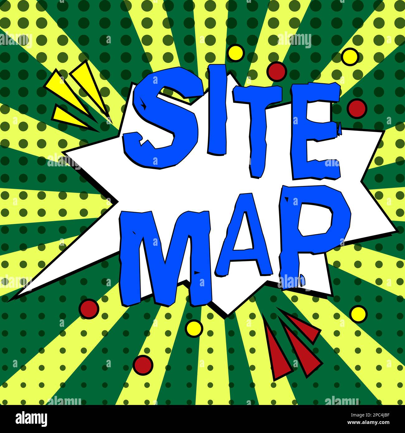 Sign displaying Site Map. Business idea designed to help both users and ...