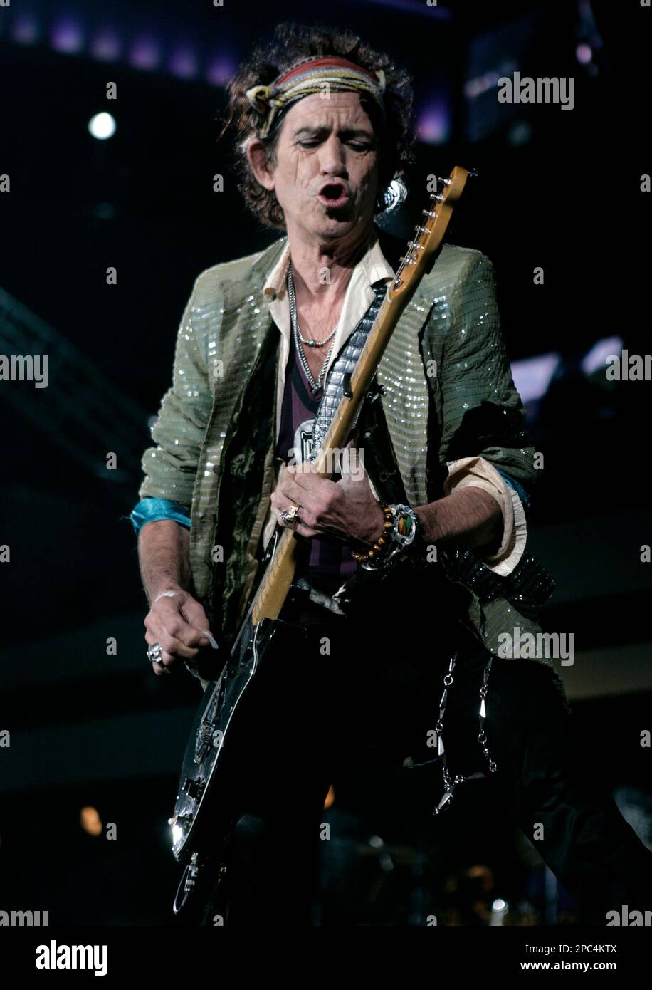 **FILE** Keith Richards performs during the Rolling Stones' concert at ...