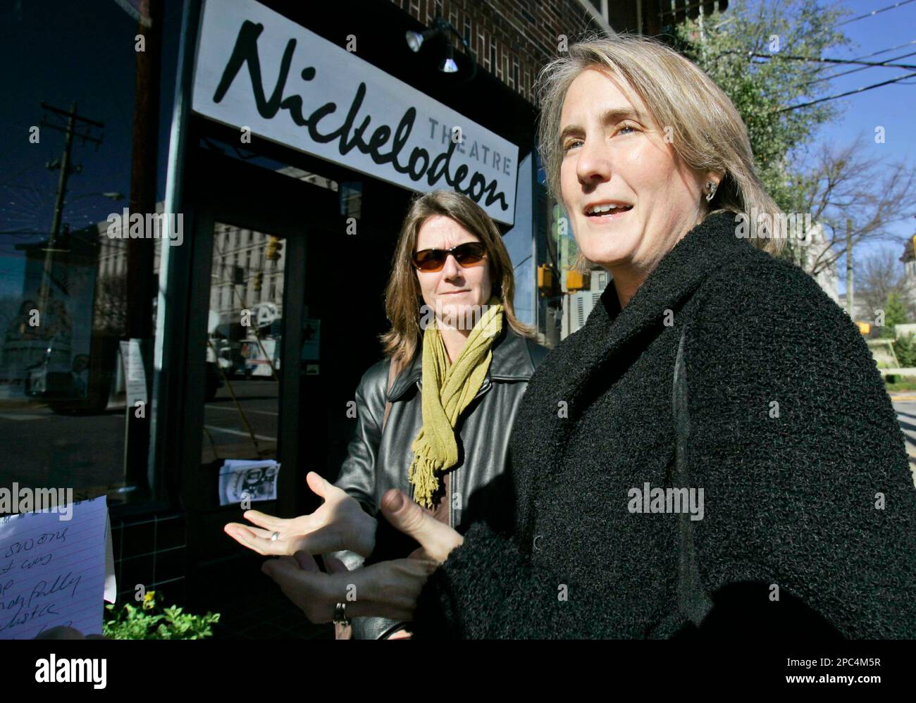 Louise Washer, right, of Norwalk, Conn., and Karen Balliet, of ...