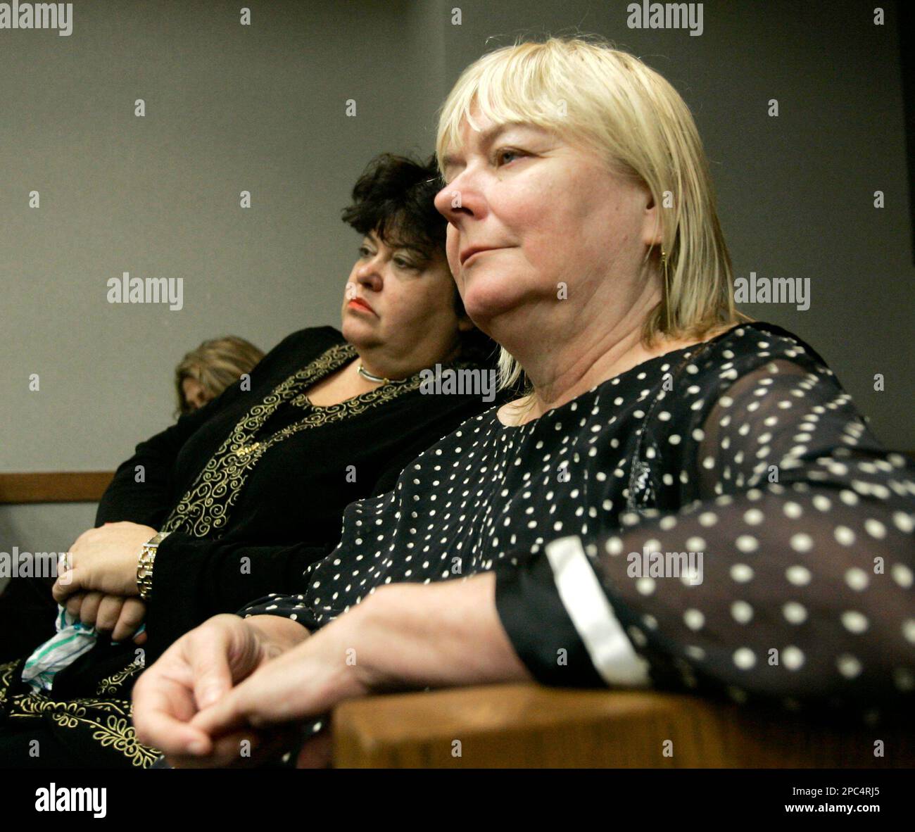 Claudine Ryce, mother of Jimmy Ryce, right, is shown during the first ...