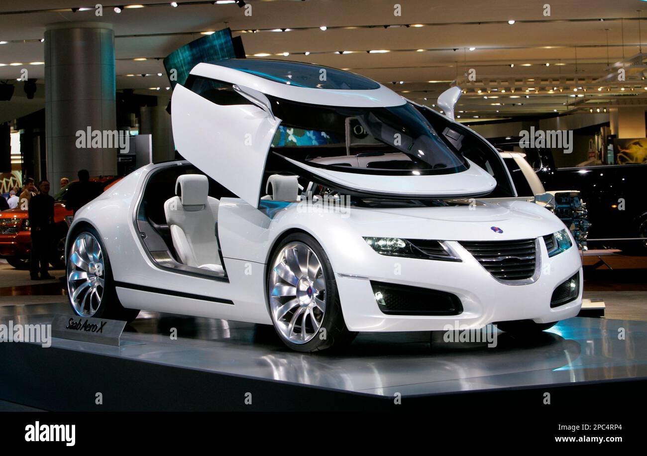 The Saab Aero X Concept Is Shown At The North American International