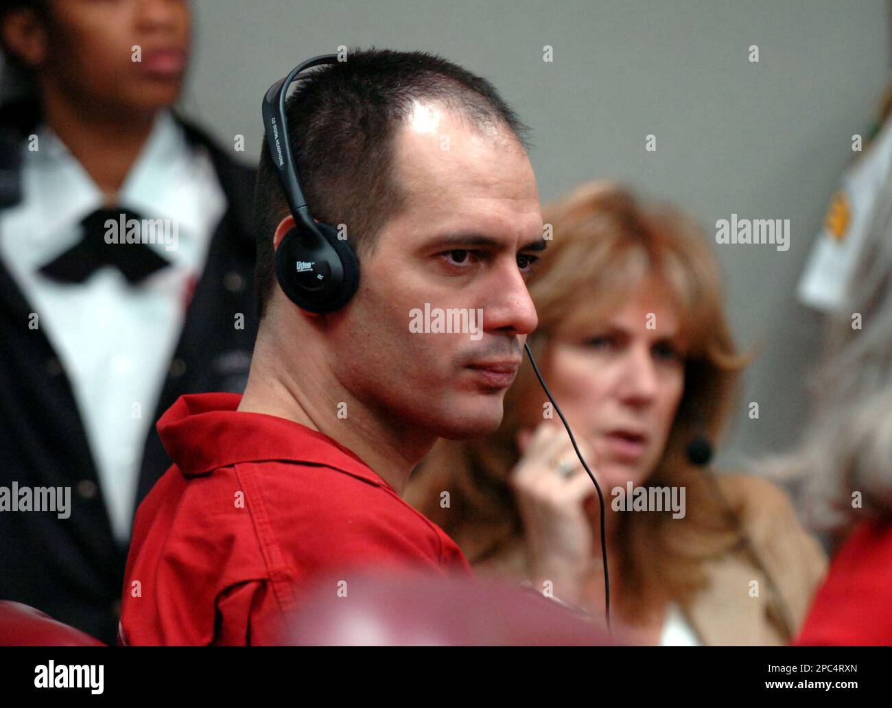 Death row inmate Juan Carlos Chavez sits in a courtroom Tuesday, Jan. 9 ...