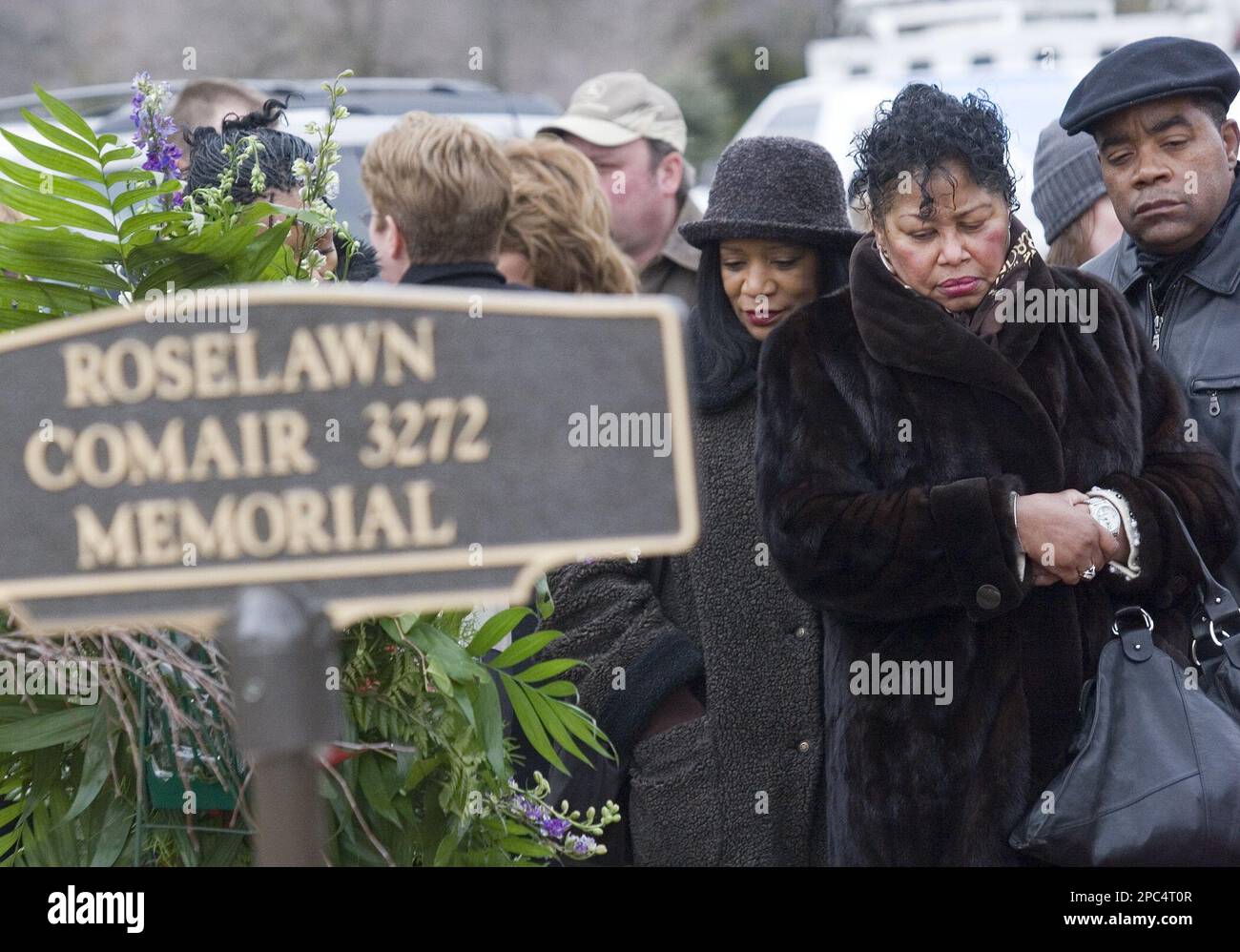 Althea Neely, third from right, stands with her sister Chestermae Hayes ...