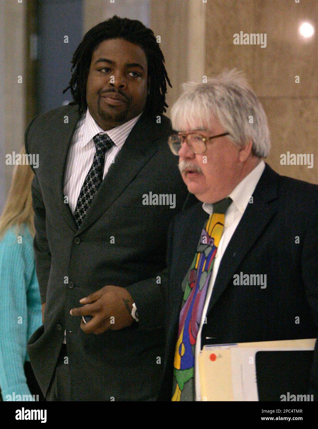 Chicago Bears defensive lineman Terry "Tank" Johnson arrives at Lake ...