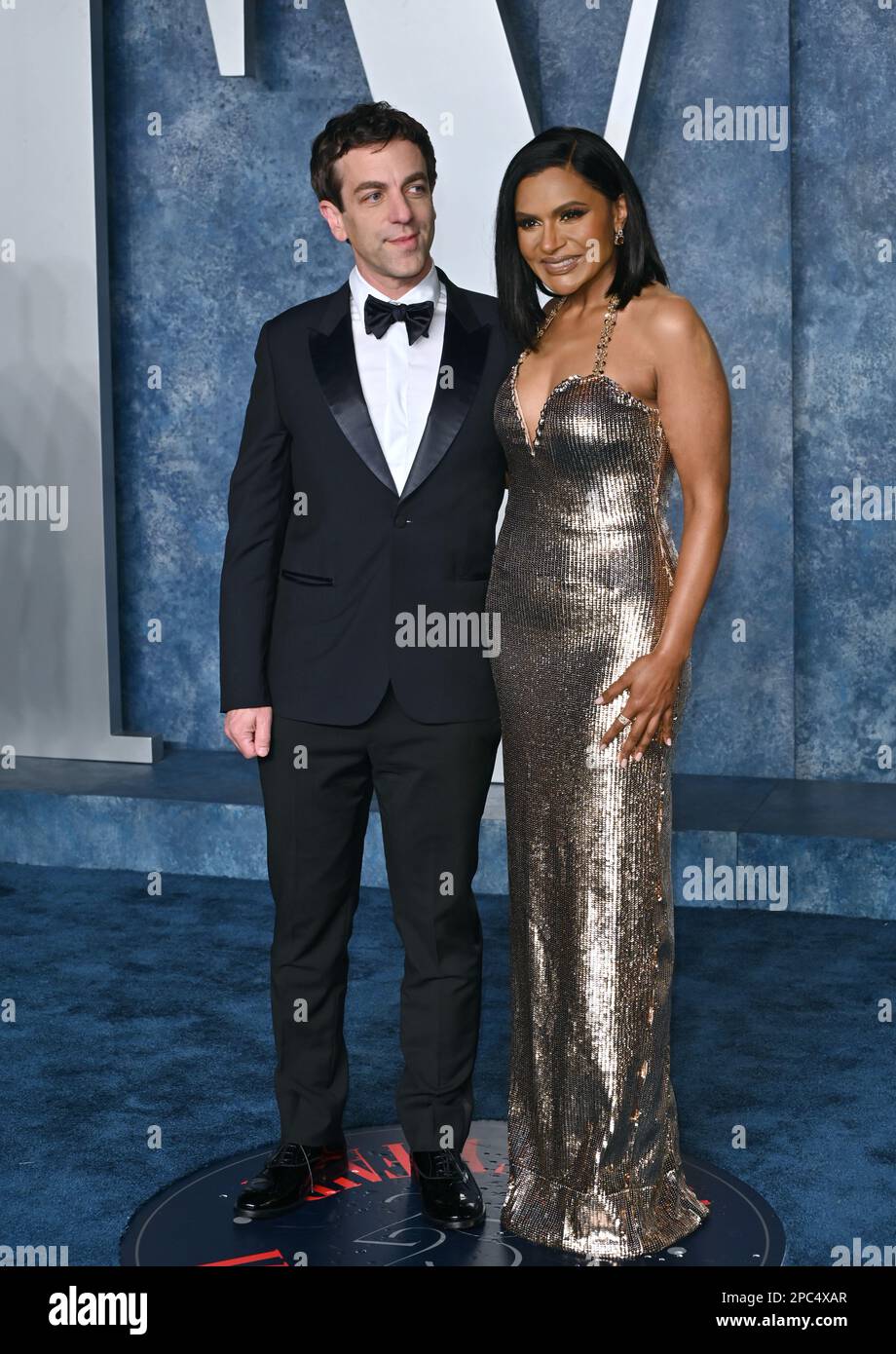 Beverly Hills, USA. 12th Mar, 2023. Mindy Kaling & BJ Novak at the 2023 ...
