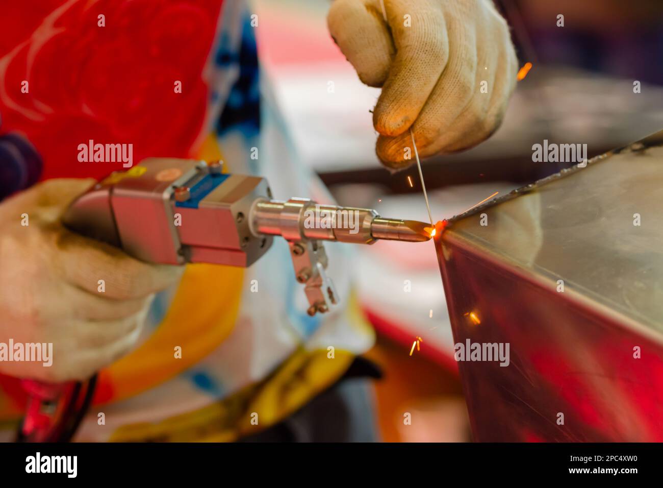 Portable welding machine male welder hi-res stock photography and ...