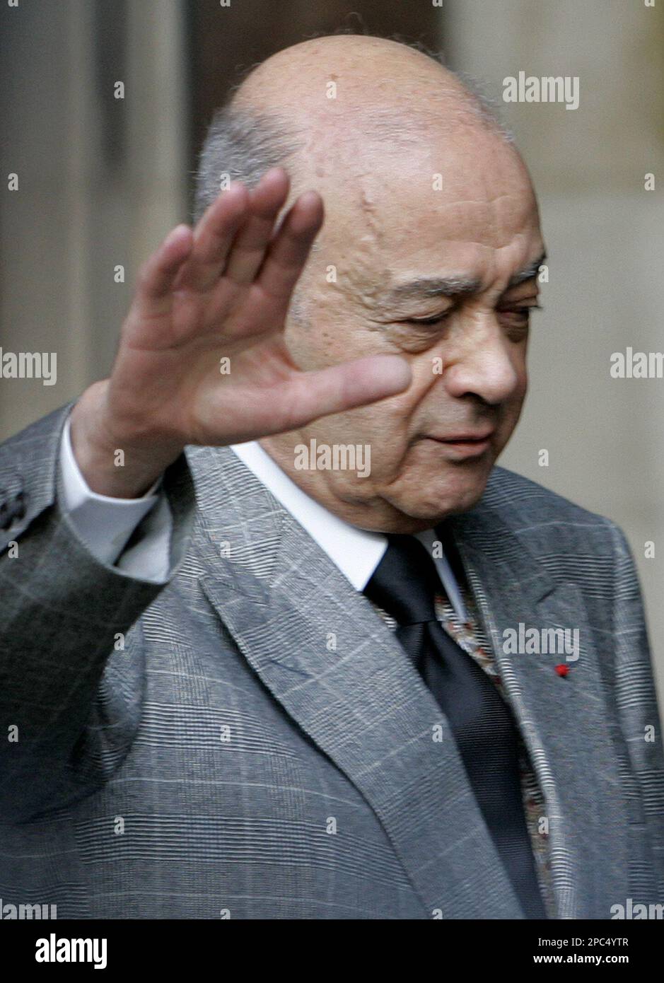 Harrods department store owner Mohamed al Fayed, father of Dodi ...