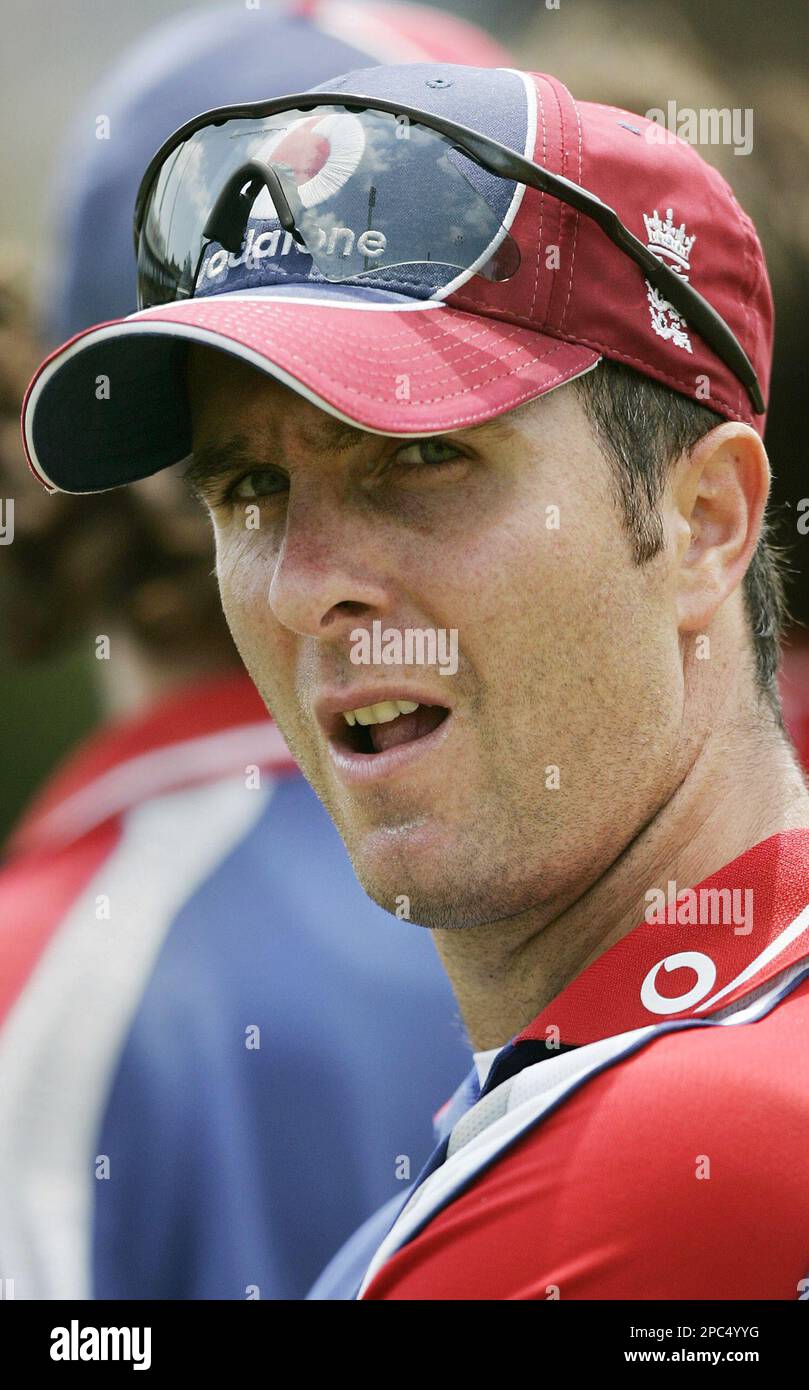 England's recently-appointed one day cricket captain Michael Vaughan ...