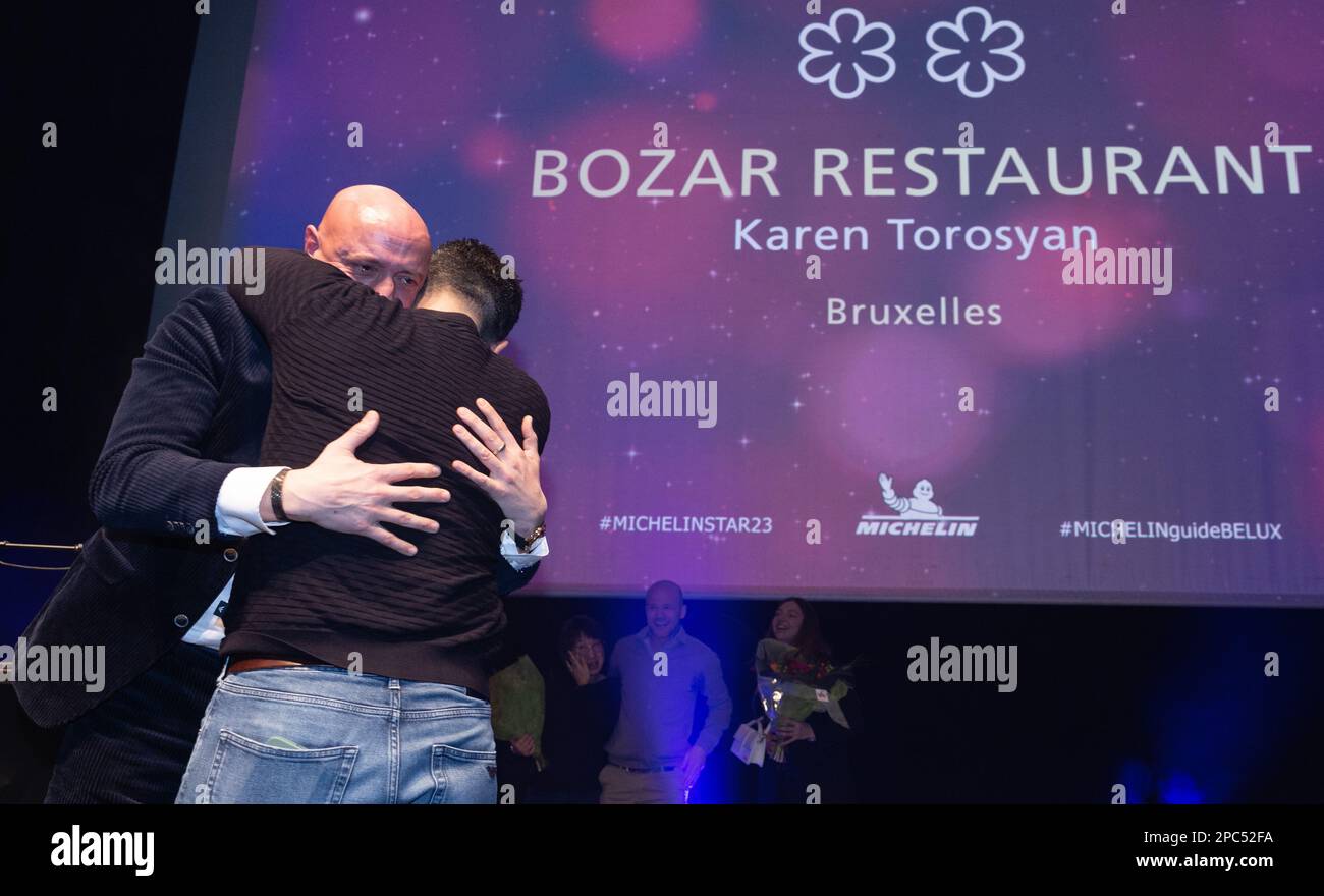 Karen Torosyan of Bozar restaura celebrates with David Martin of La ...