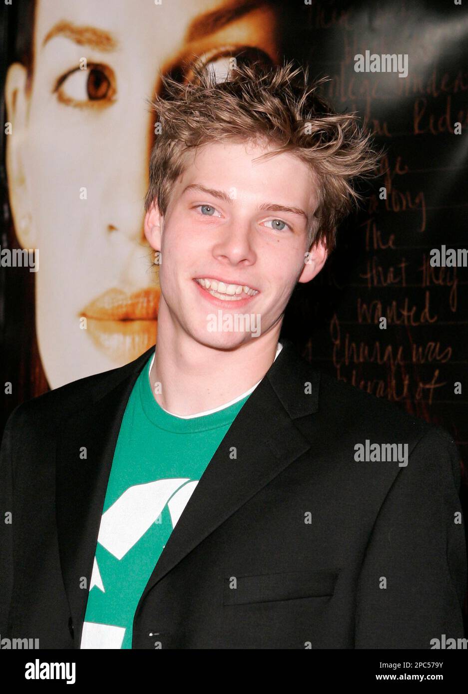 Actor Hunter Parrish poses as he arrives at the premiere of "Freedom ...