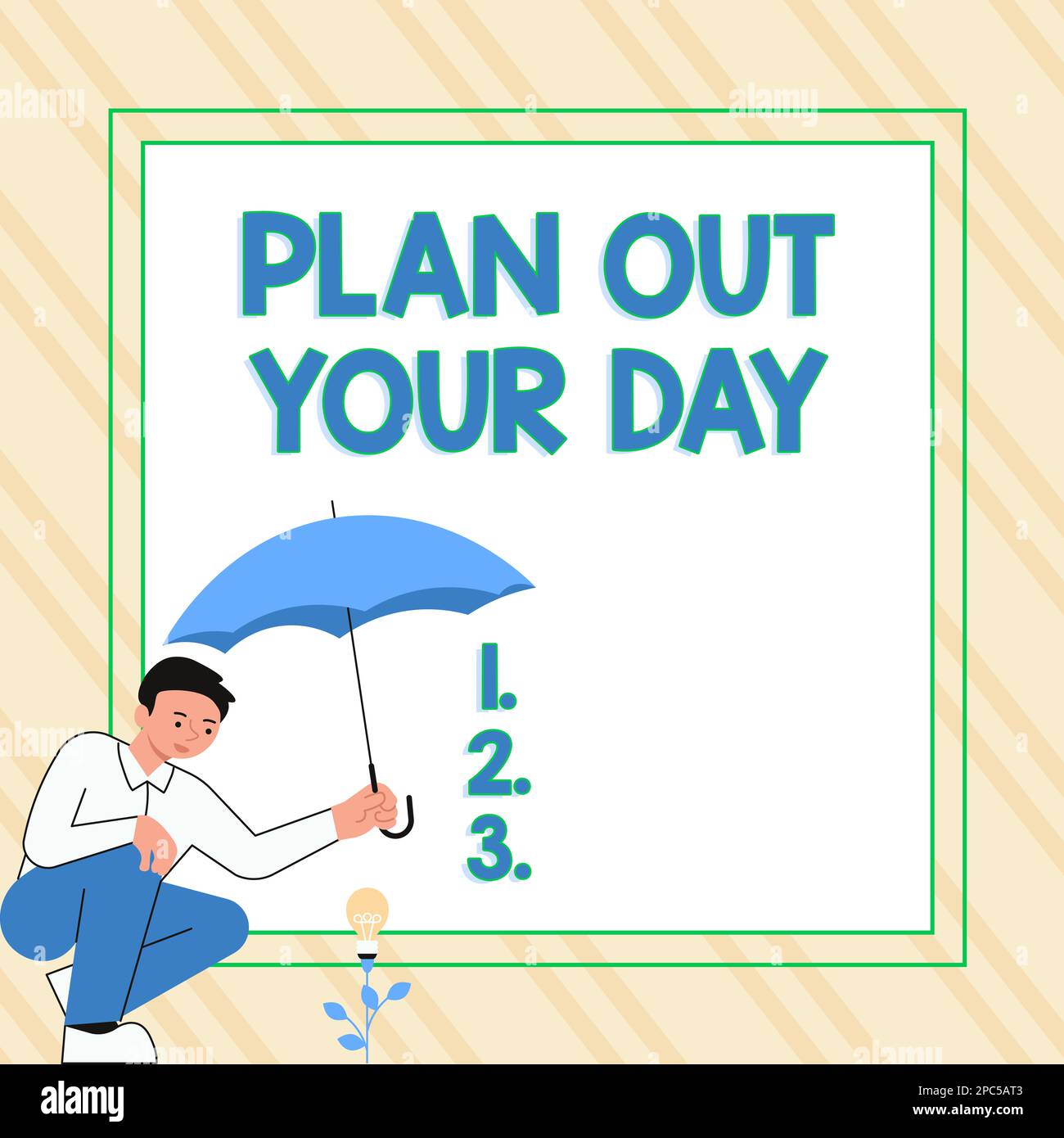 Conceptual caption Plan Out Your Day. Word for Make an schedule of ...