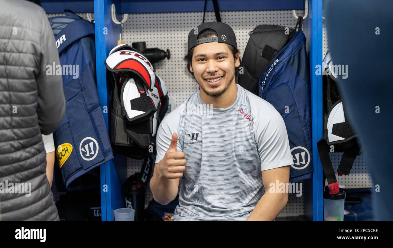 Munich, Germany. 13th Mar, 2023. DEL, media round with coaches and ...