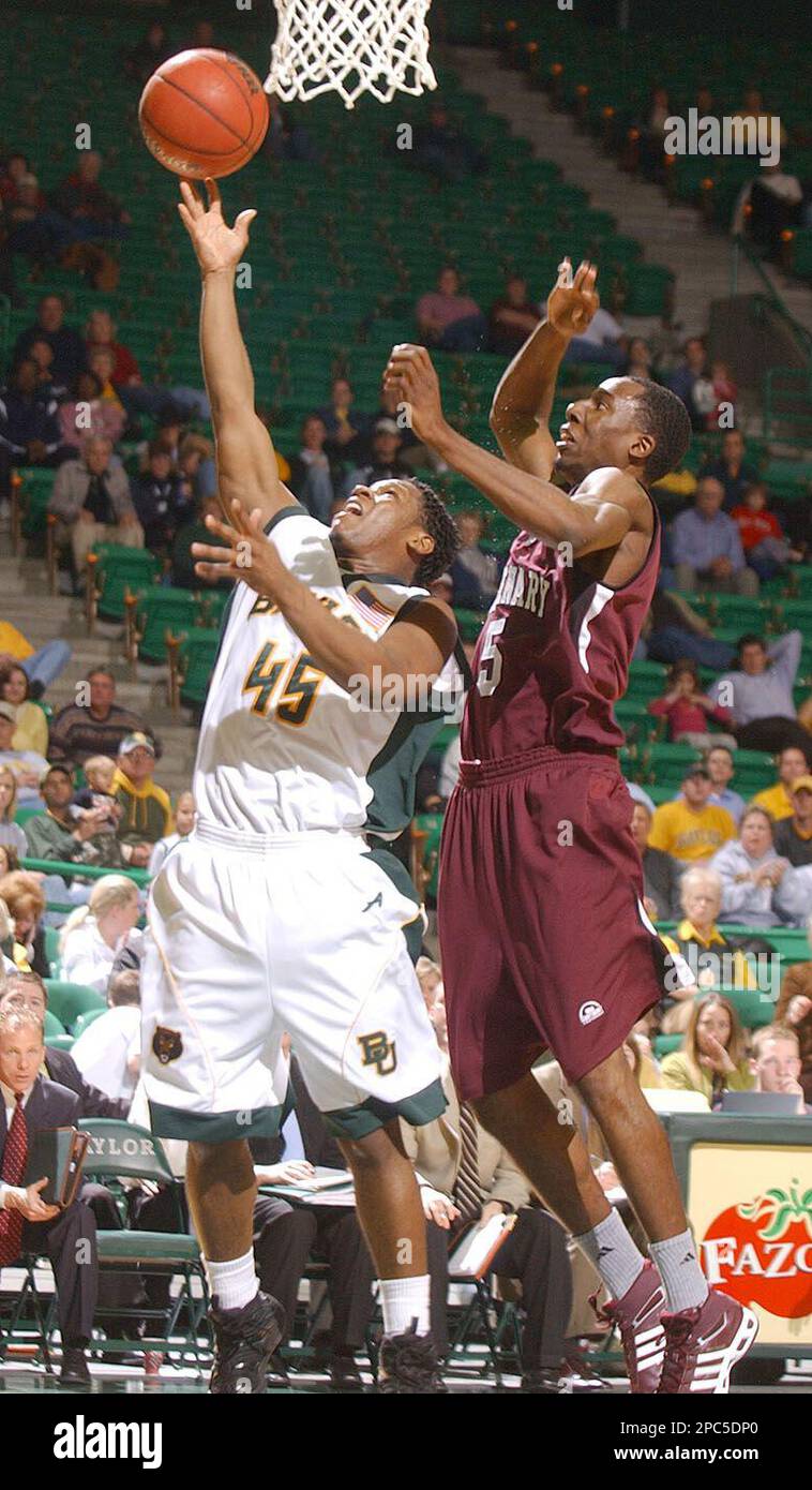 Baylor's Tweety Carter shoots in front of Centenary's Alexander Starr ...