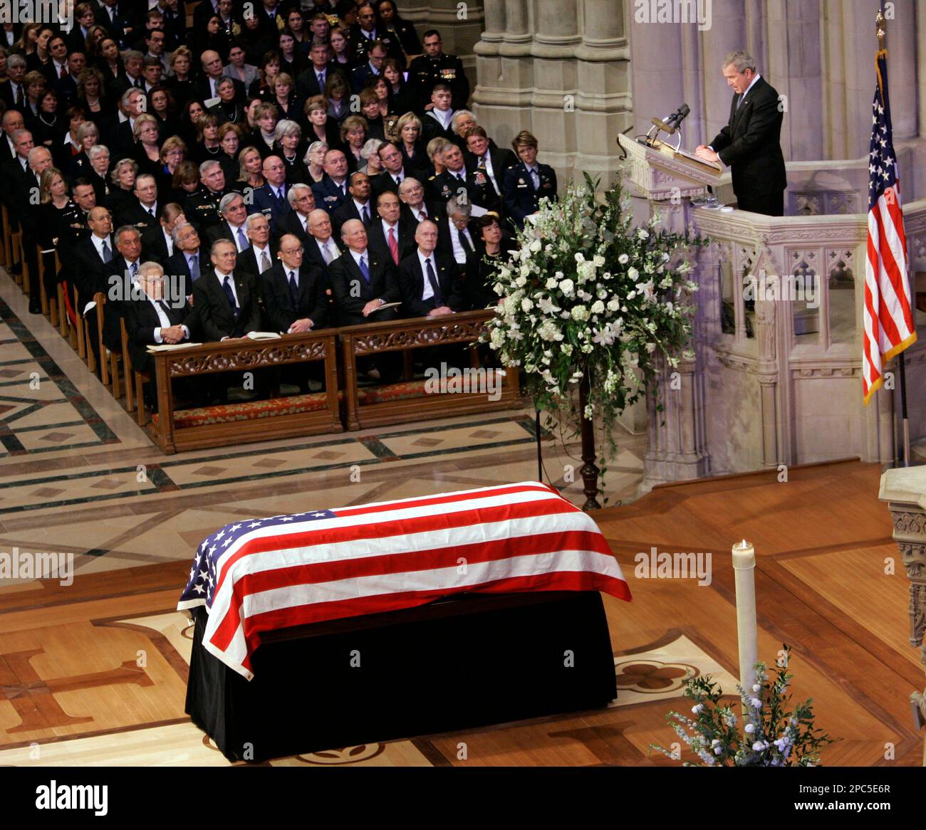 Gerald Ford Funeral Bush