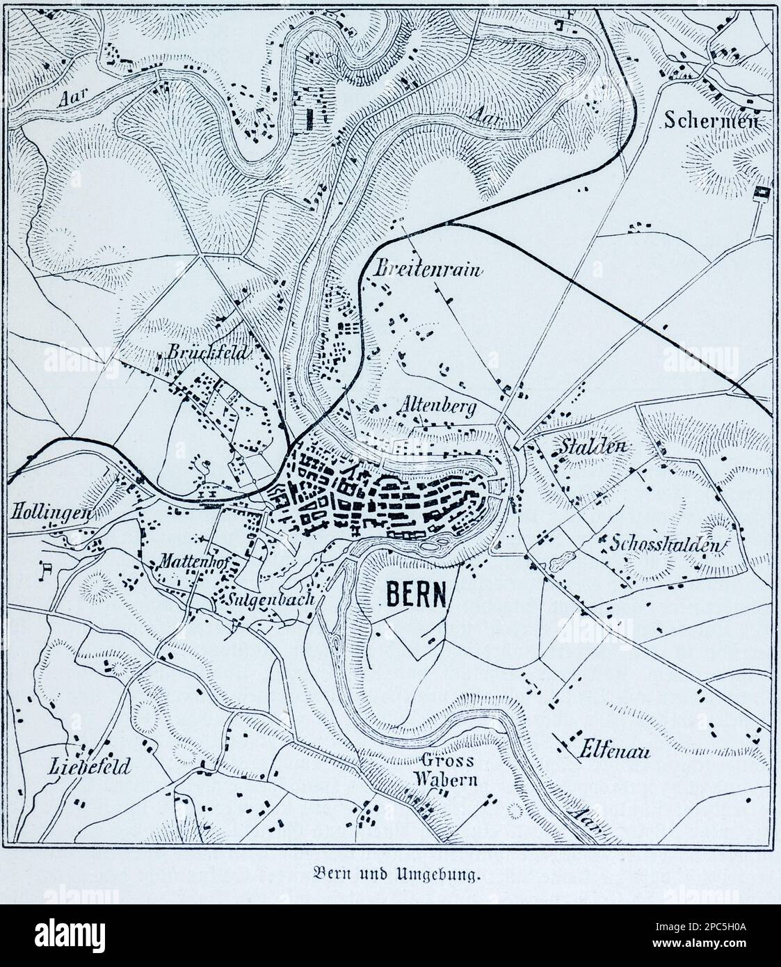 Map switzerland roads hi-res stock photography and images - Alamy