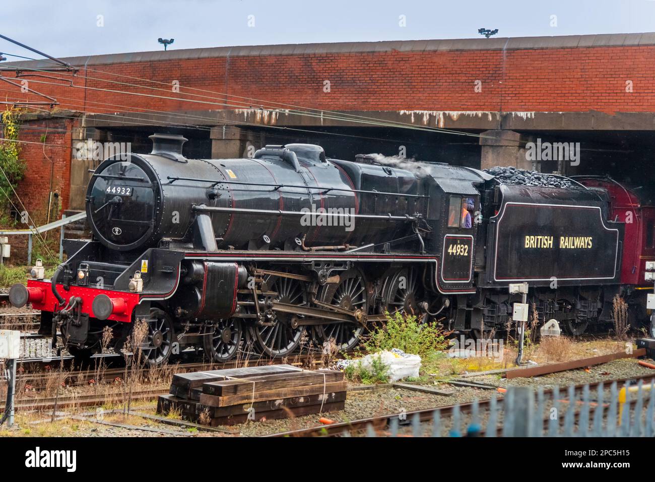 Stanier Black 5 number 4932 was built in 1945 by the LMS at their ...
