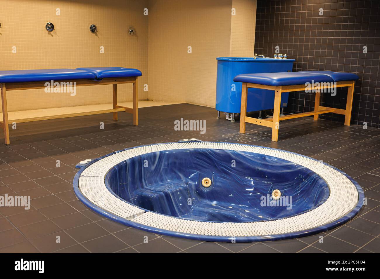 Barcelona Football Club Whirlpool Bath inside Soccer Stadium, Camp Nou ...