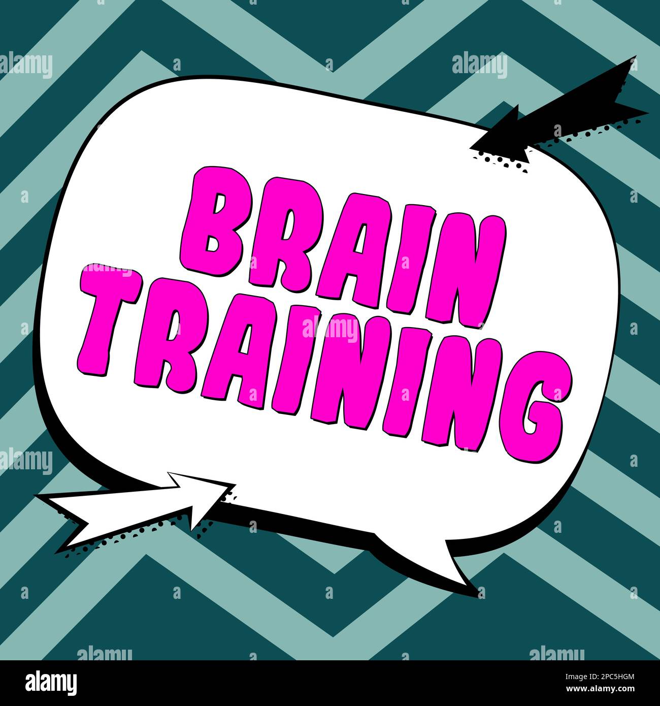 Conceptual display Brain Training. Business overview mental activities ...