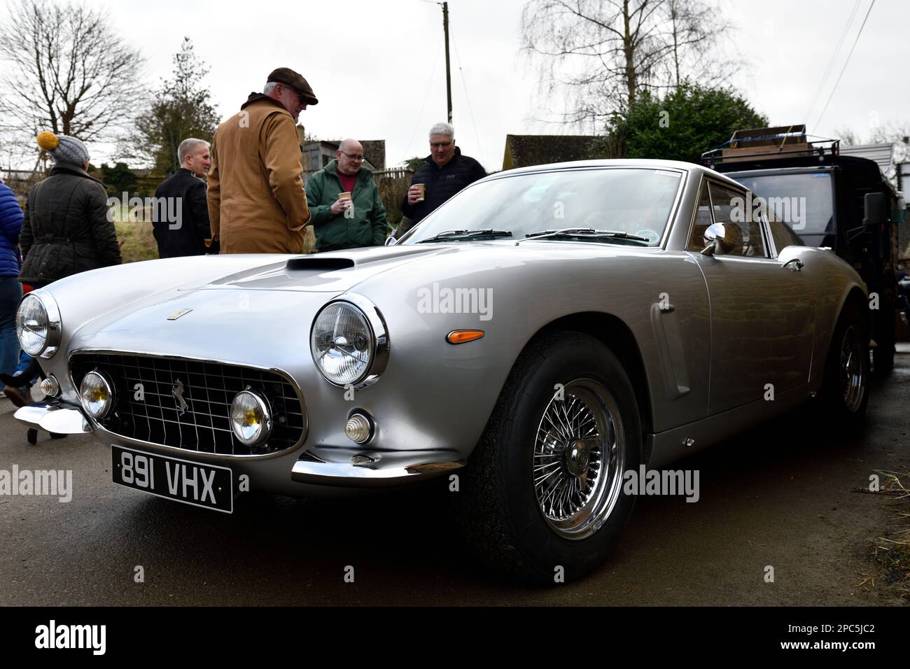 Ferrari Sports Car on Static Display at Hook Norton Brewery England uk ...