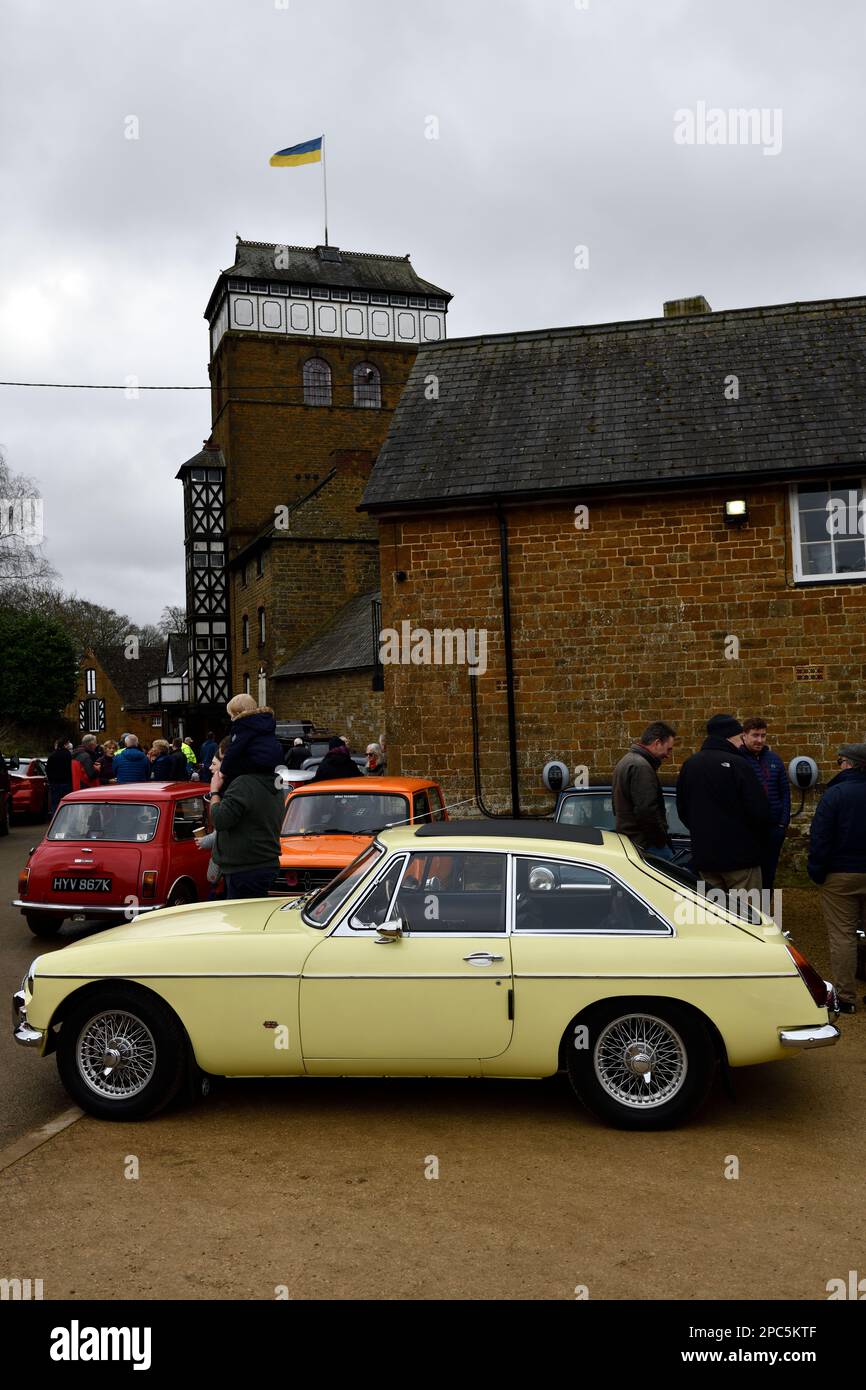 MGB Sports Car on Static Display at Hook Norton Brewery Oxfordshire ...