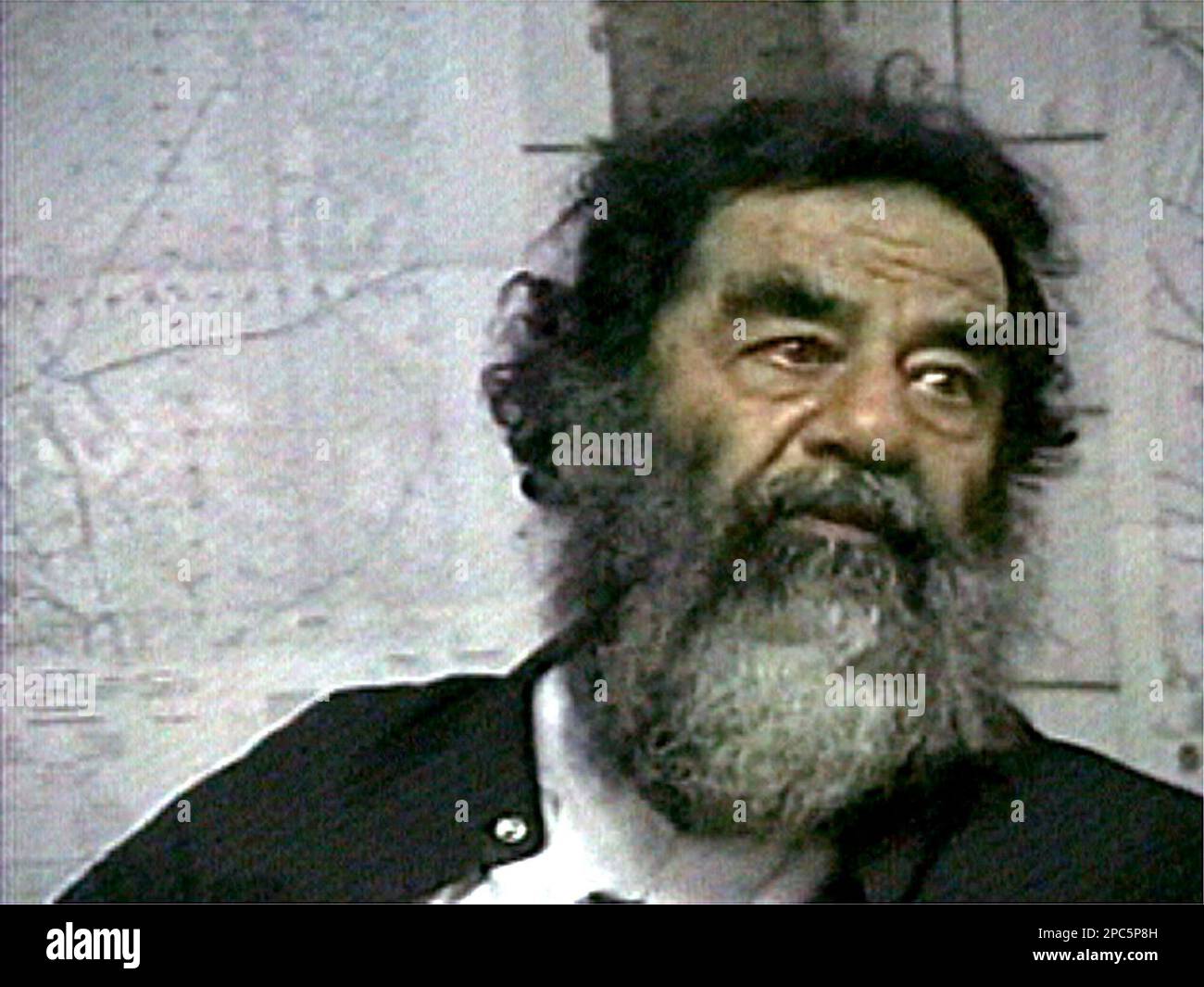 Saddam Hussein is seen in this file image from television Sunday Dec ...
