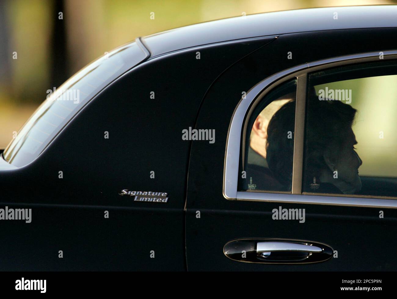 Former First Lady Betty Ford departs St. Margaret's Episcopal Church ...