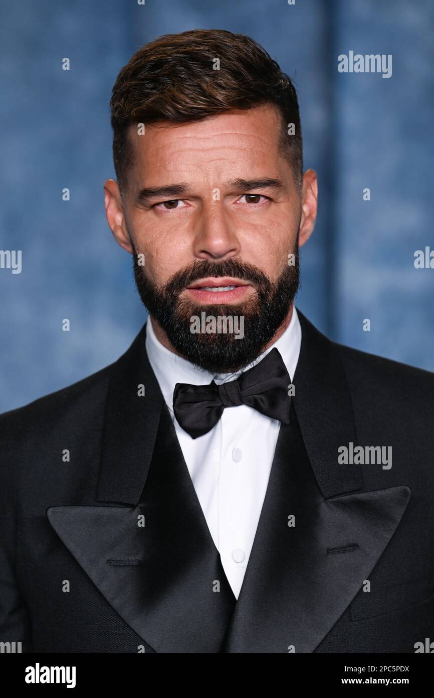 Los Angeles, USA. 13th Mar, 2023. Ricky Martin arriving at the Vanity ...