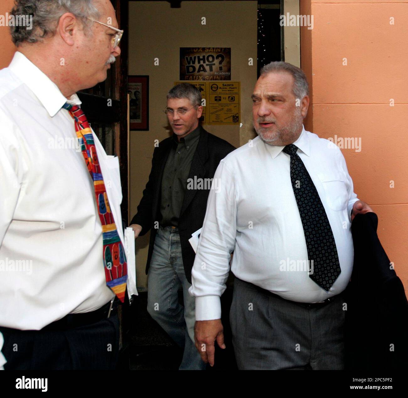 Attorneys John DiGiulo, left, Eric Hessler, center, and Frank G ...