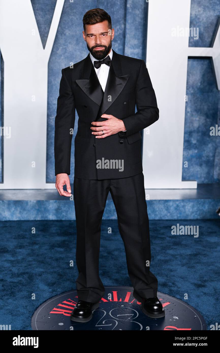 Los Angeles, USA. 13th Mar, 2023. Ricky Martin arriving at the Vanity ...