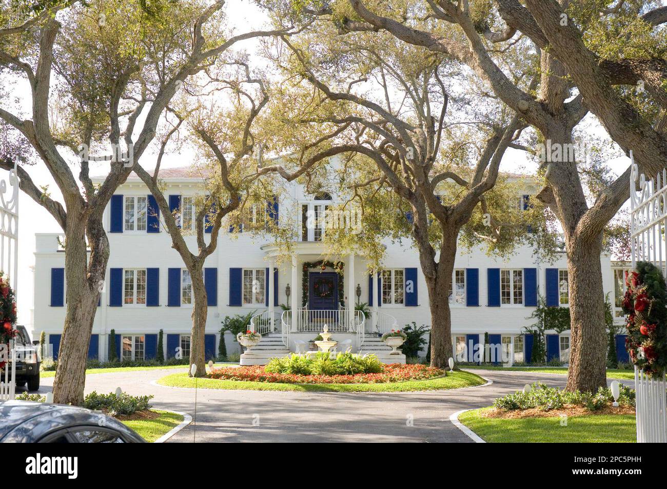 The Miami Beach, Fla., home of Bee-Gees singer Robin Gibb, is shown ...
