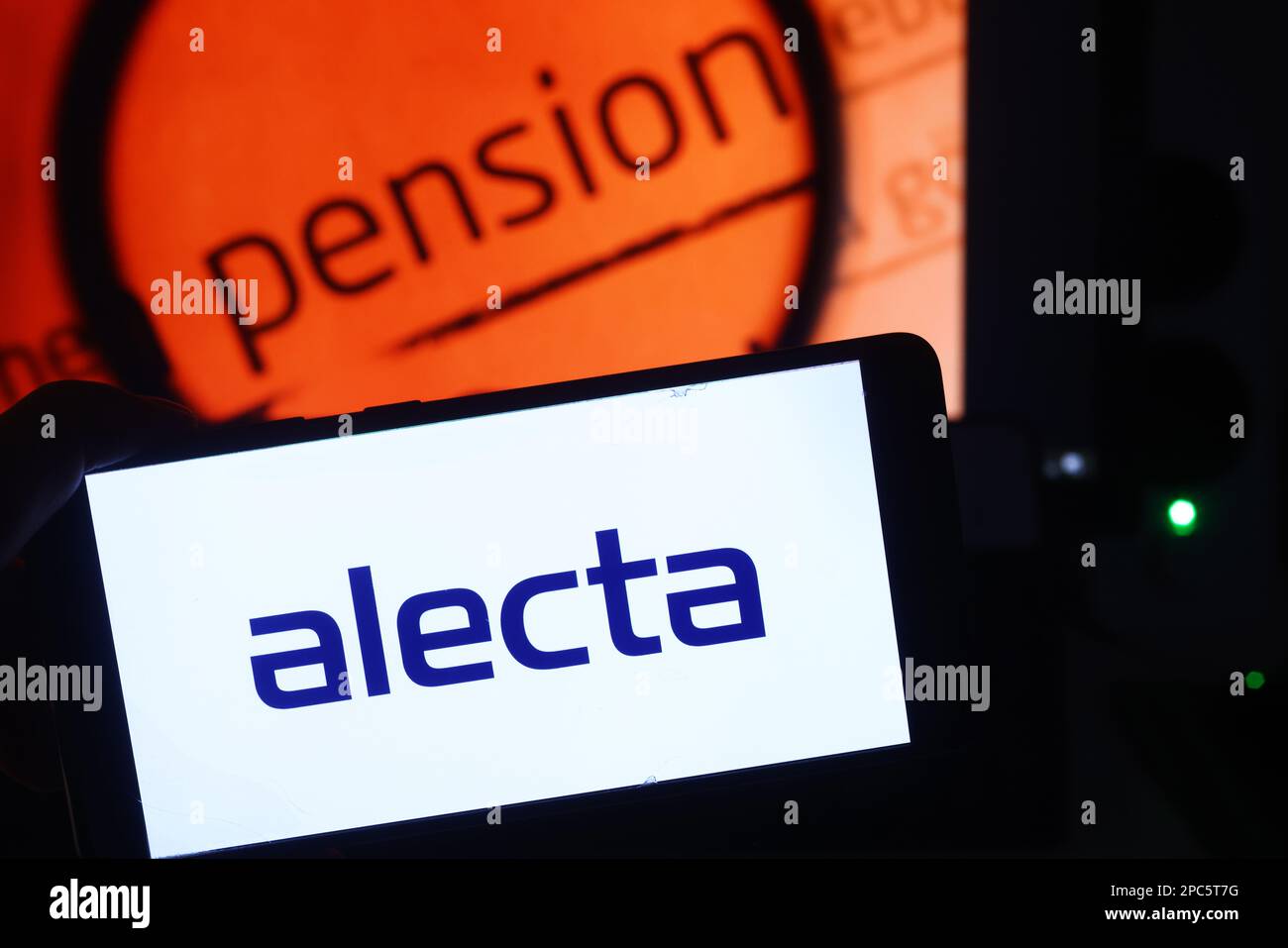 Alecta logo hi-res stock photography and images - Alamy