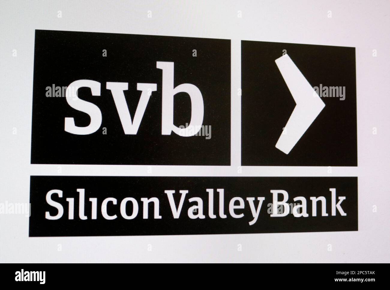 Logo/ Markenname/ brand name: svb Silicon Valley Bank (nur fuer redaktionelle Verwendung. Keine ...