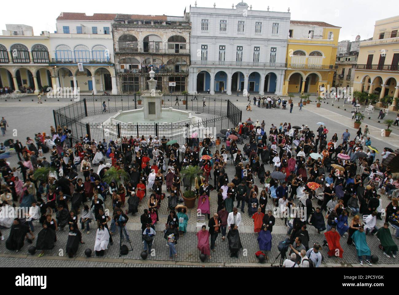 Dozens of stylists and barbers cut hair to celebrate the national ...