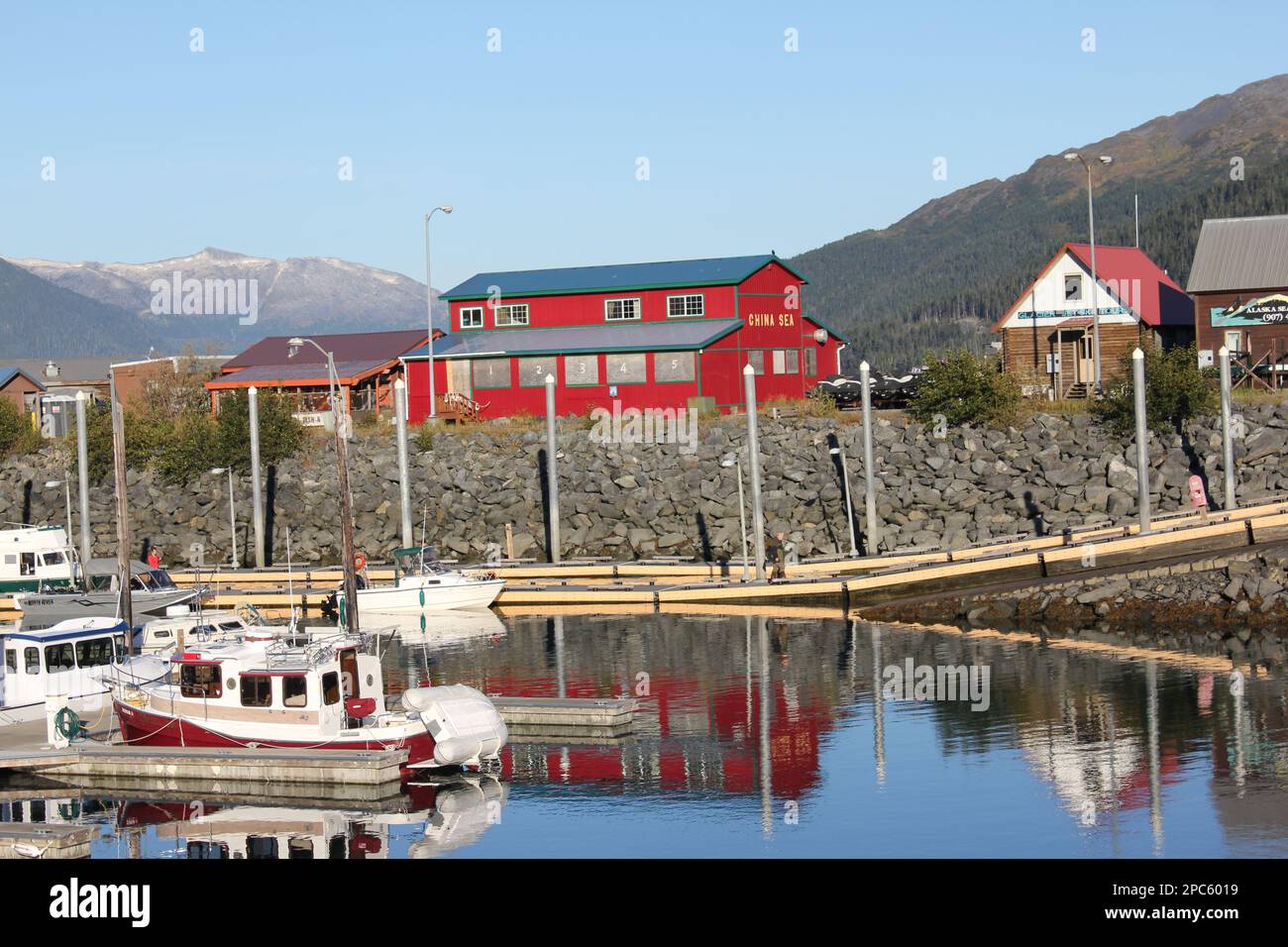 Seward Alaska, China sea Stock Photo - Alamy