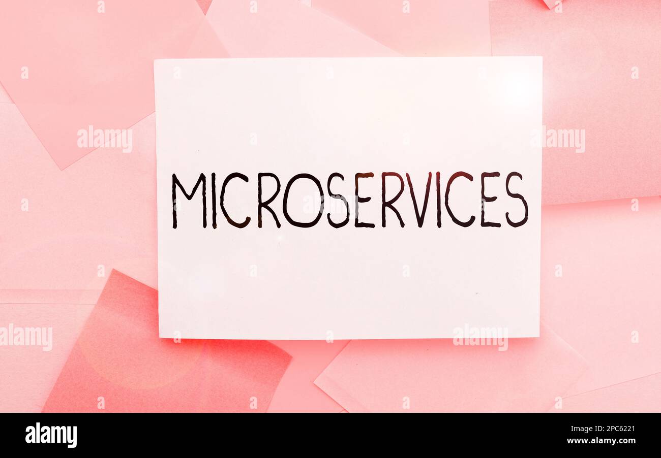 Conceptual display Microservices. Internet Concept Software development ...