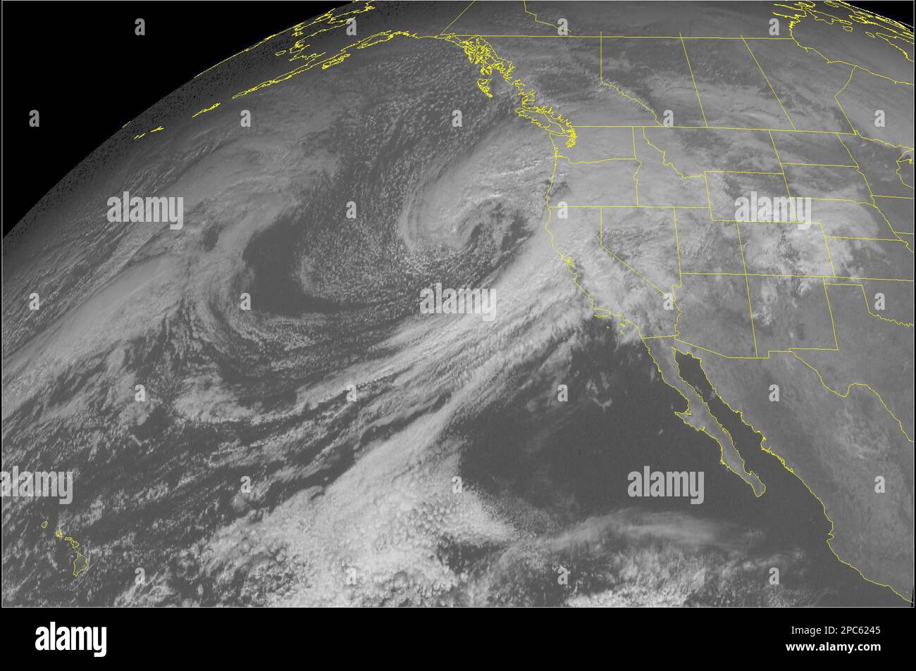 This NOAA satellite image taken Tuesday, December 26, 2006 at 2:30 PM ...
