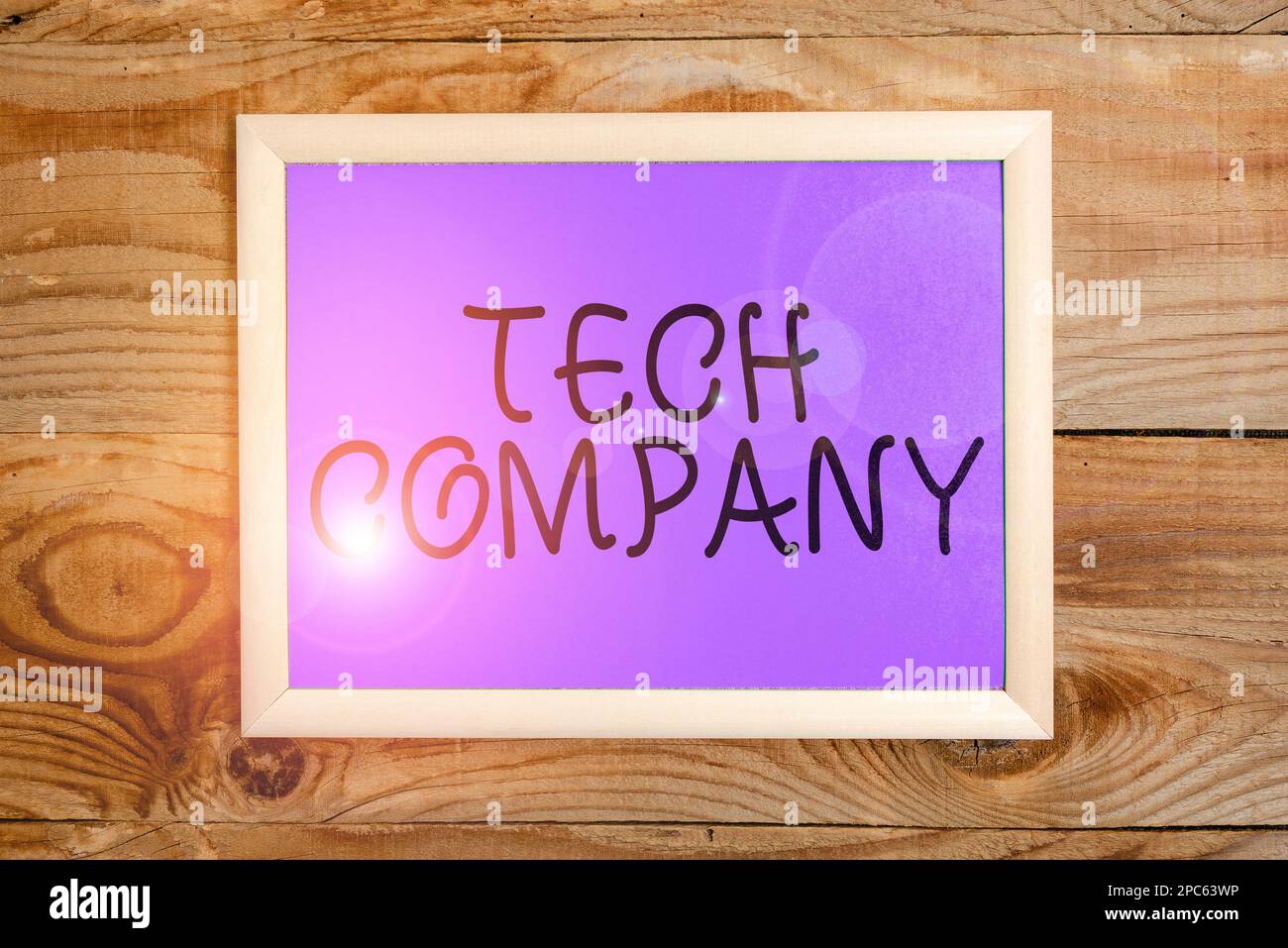 Text showing inspiration Tech Company. Business idea a company that ...