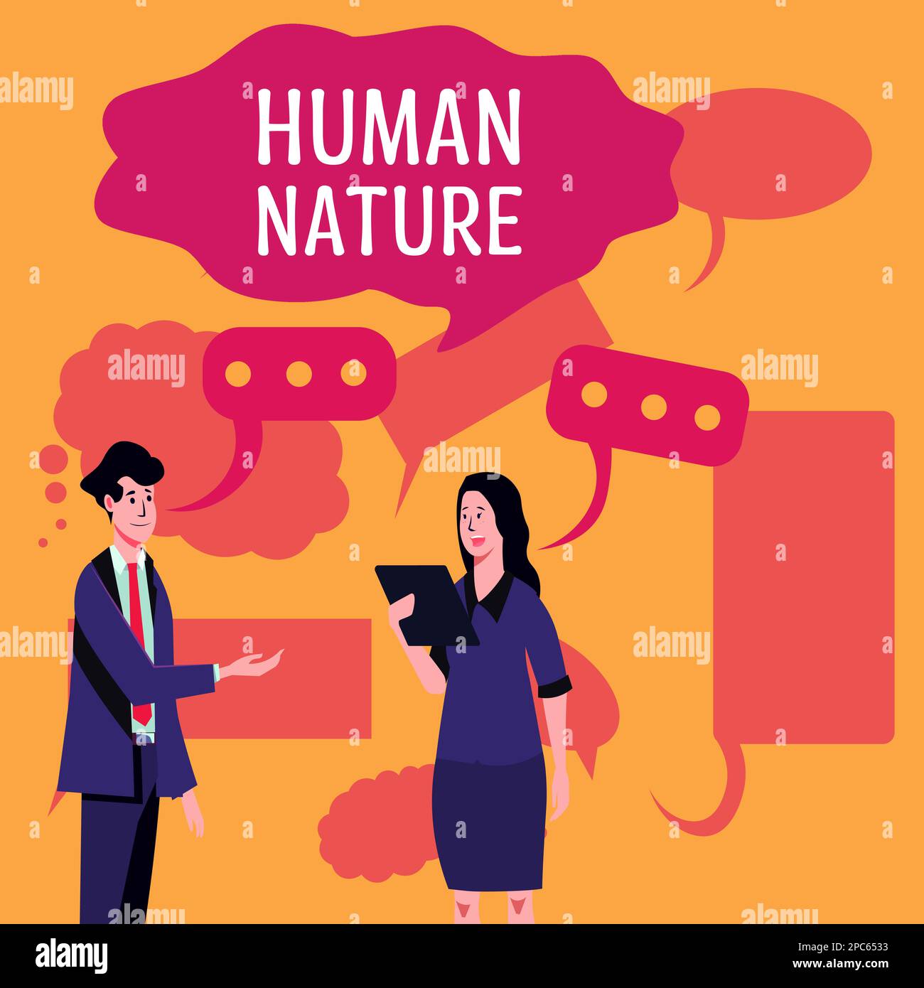 Conceptual display Human Nature. Business idea psychological ...