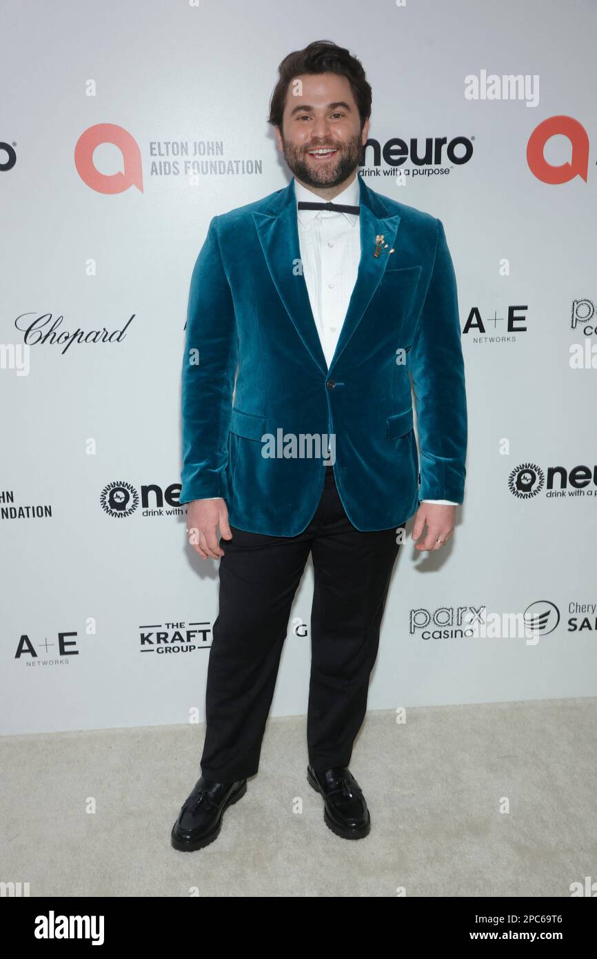 Jake Borelli attends the Elton John AIDS Foundation's 31st Annual ...