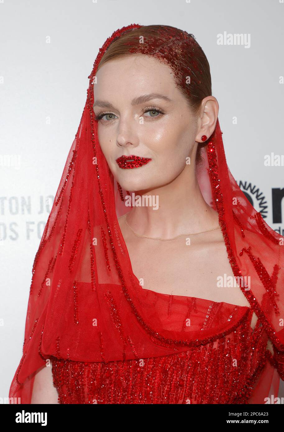 Lydia Hearst-Shaw attends the Elton John AIDS Foundation's 31st Annual ...
