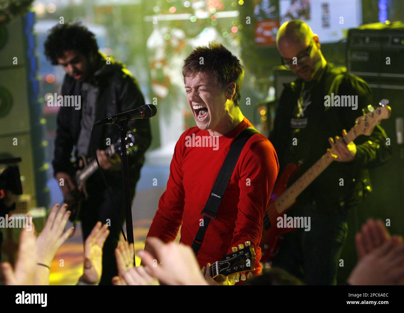 Lead singer Will Pugh and the band Cartel perform onstage during MTV's ...
