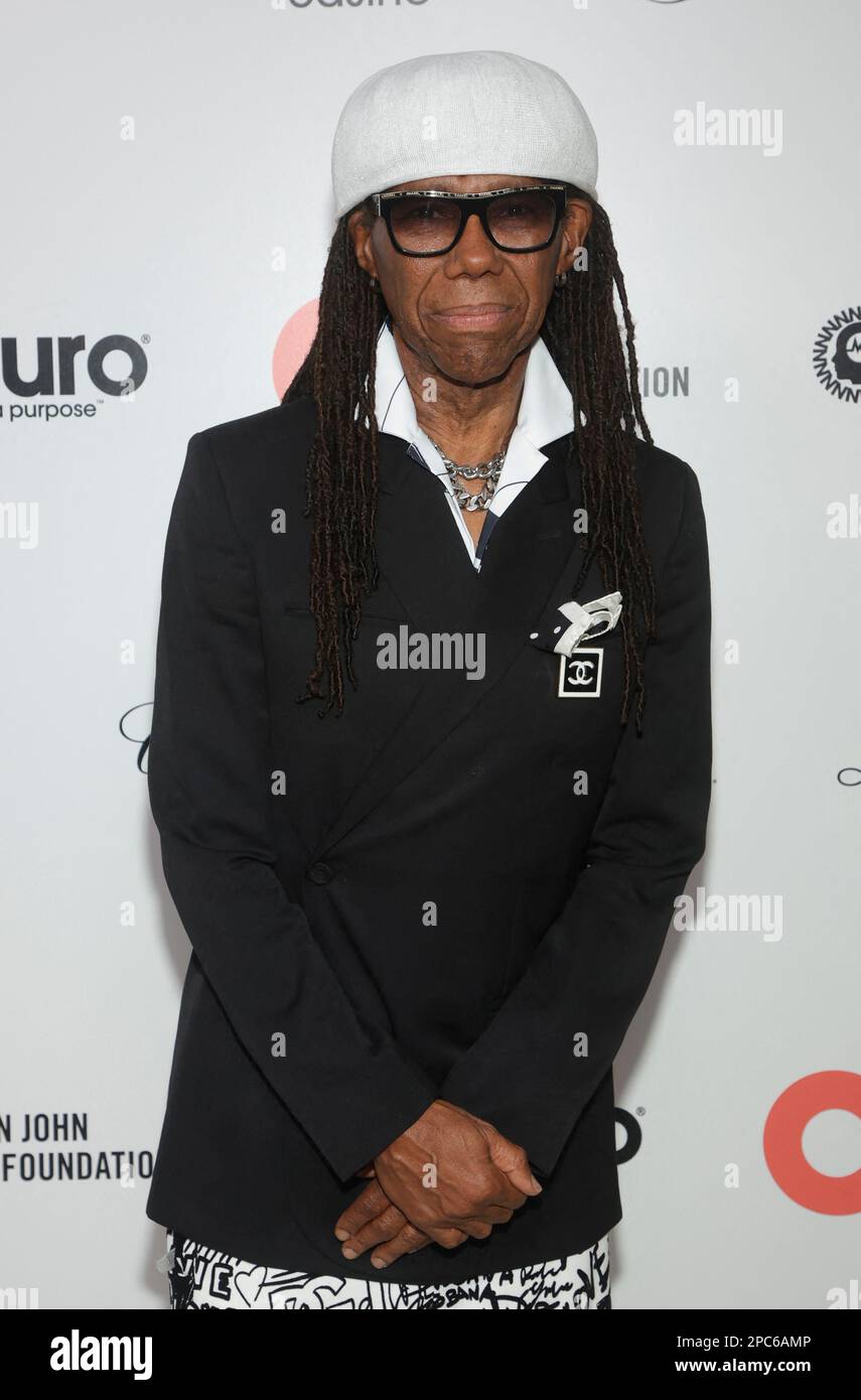 Nile Rodgers attends the Elton John AIDS Foundation's 31st Annual ...