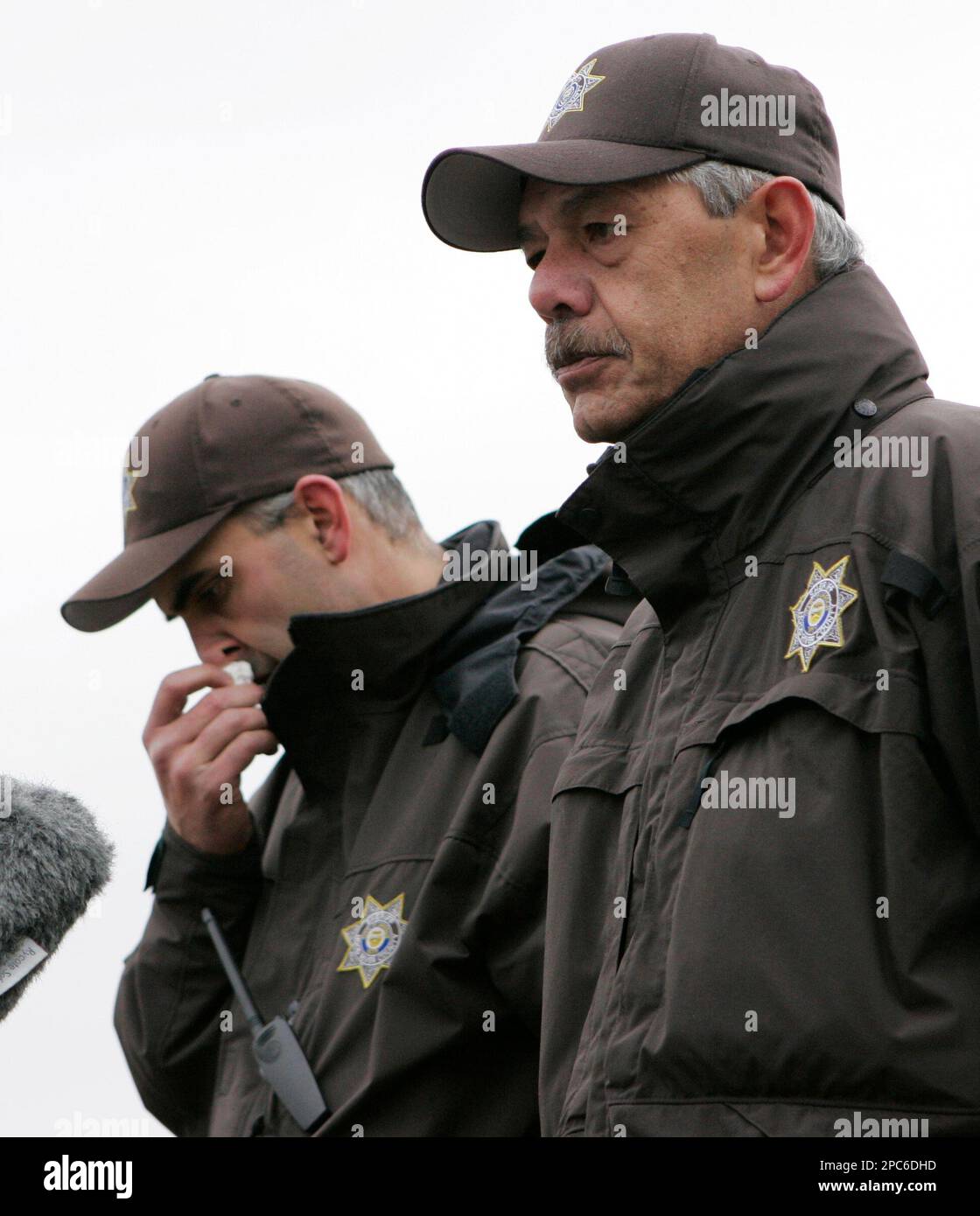 Hood River County Sheriff's Joe Wampler, right, and Chris Guertin ...