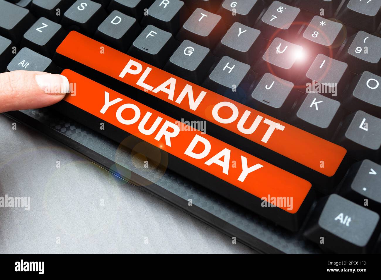 Writing displaying text Plan Out Your Day. Business approach Make an ...