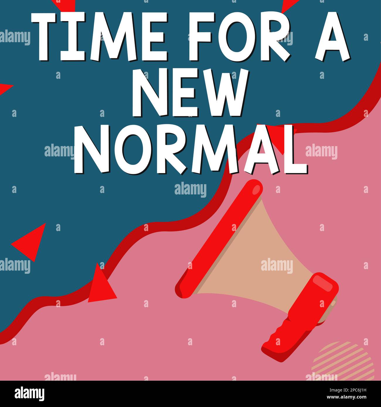 Inspiration showing sign Time For A New Normal. Word Written on Make a ...