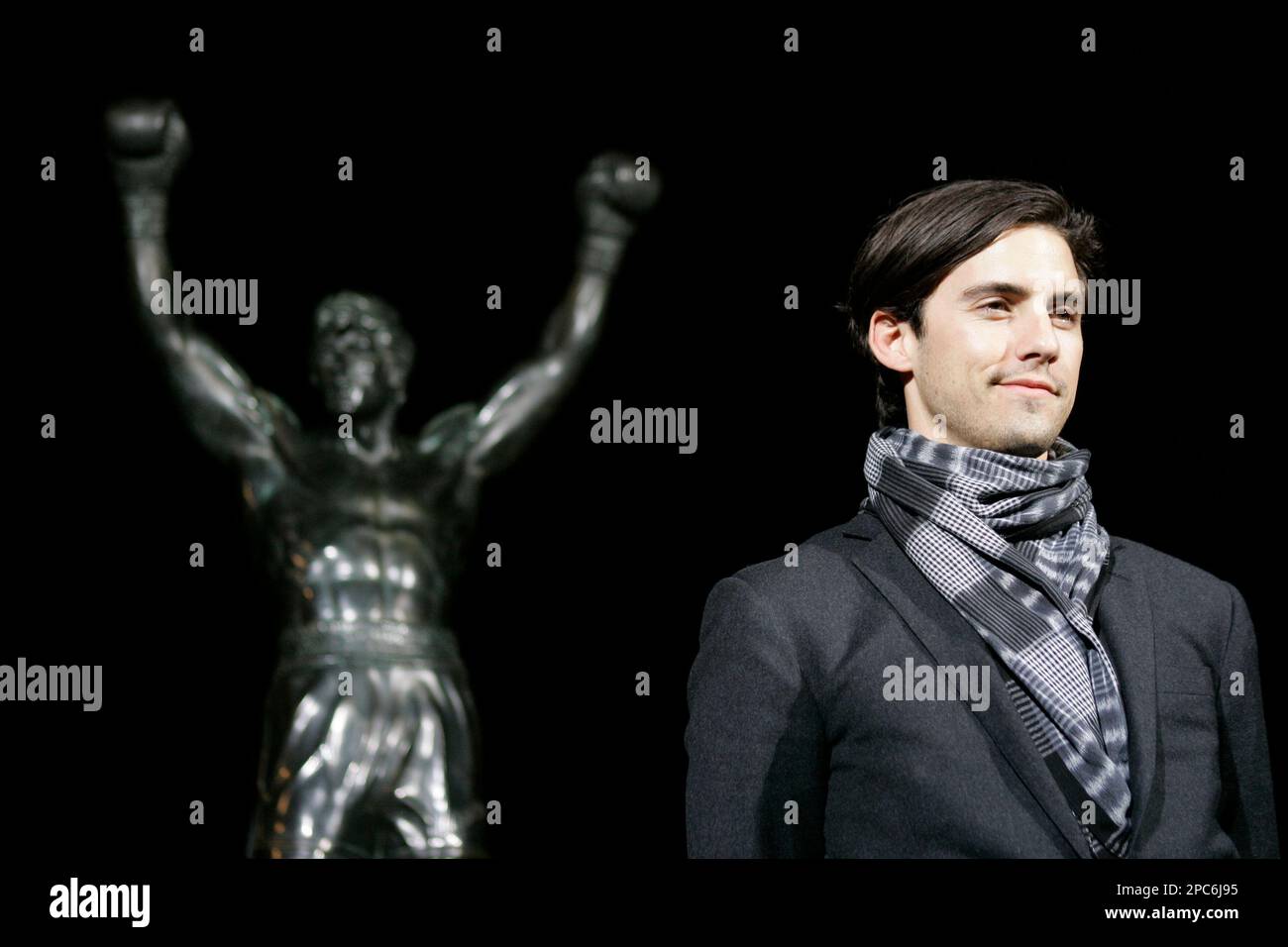 Actor Milo Ventimiglia, cast member of the film "Rocky Balboa" poses ...