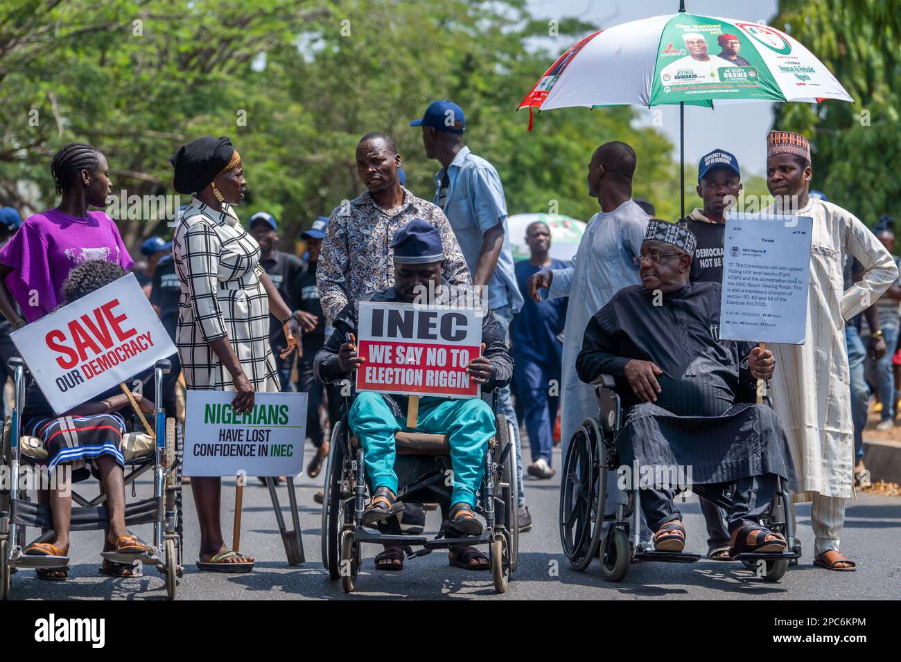 Supporters with Disability of the Peoples Democratic Party (PDP ...