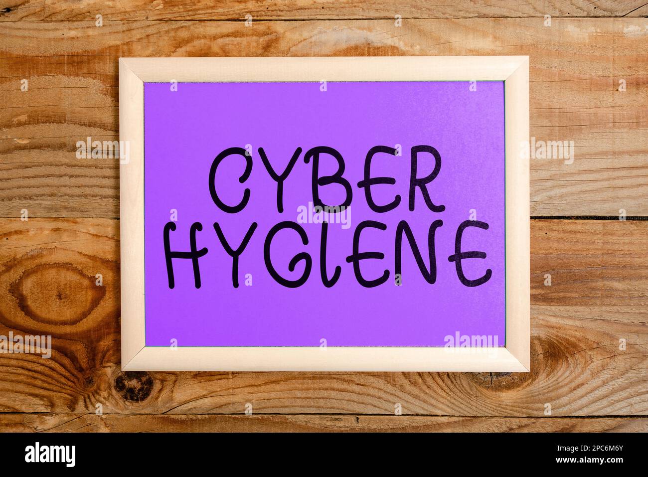 Inspiration showing sign Cyber Hygiene. Word for steps that computer ...