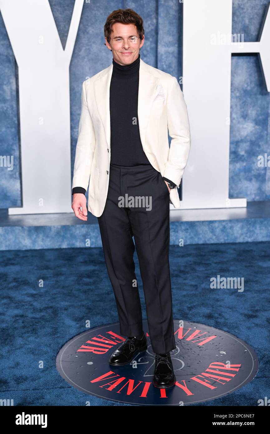 Los Angeles, USA. 13th Mar, 2023. James Marsden arriving at the Vanity ...