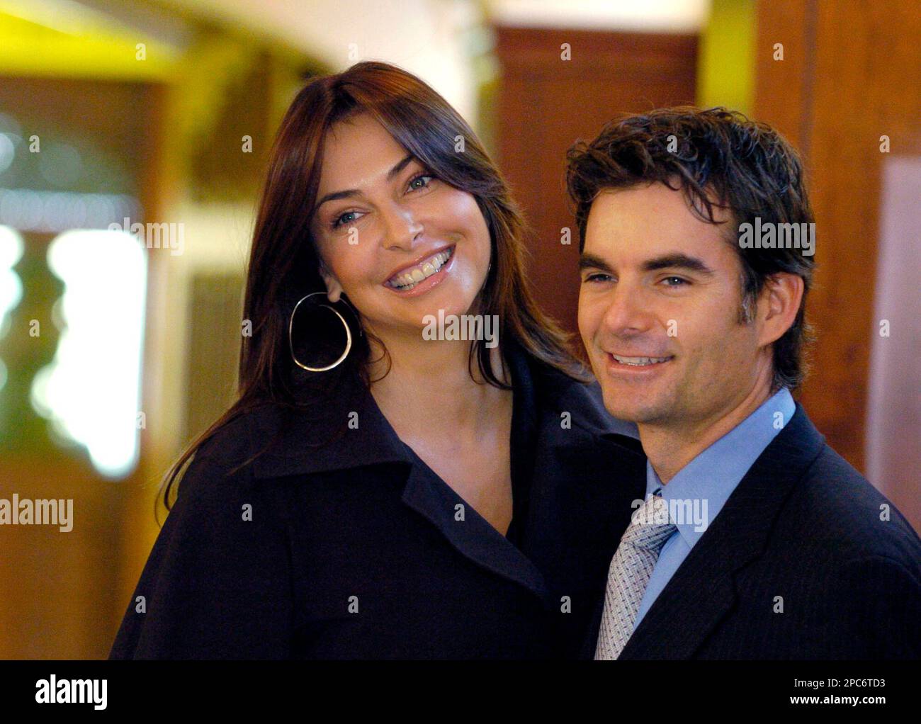 NASCAR driver Jeff Gordon and his wife, Ingrid, tour the Jeff Gordon ...